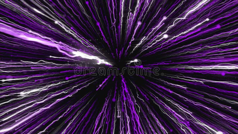 Abstract Purple Star Explosion in Outer Space, Seamless Loop. Motion ...