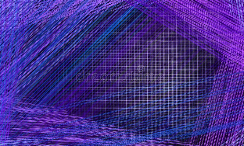Abstract Purple String Line Background Stock Illustration ...