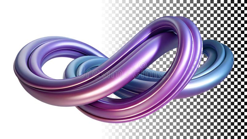 Purple Swirl Coil, Abstract Shape for Modern Design and Artistic ...