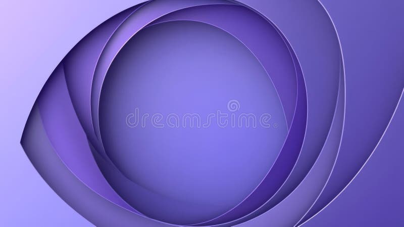 Abstract Purple Swirling Layers Design Stock Illustration ...