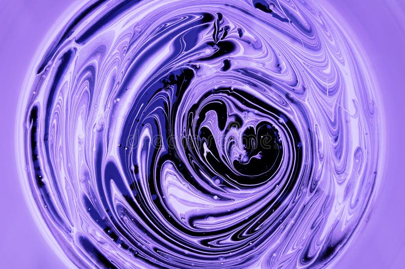 Abstract Purple Texture Acrylic Paint. Sphere with a Pattern. Space ...