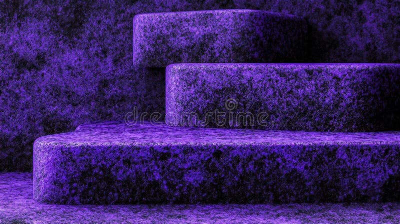 Abstract Purple Textured Stairs Create a Visually Striking and Modern ...