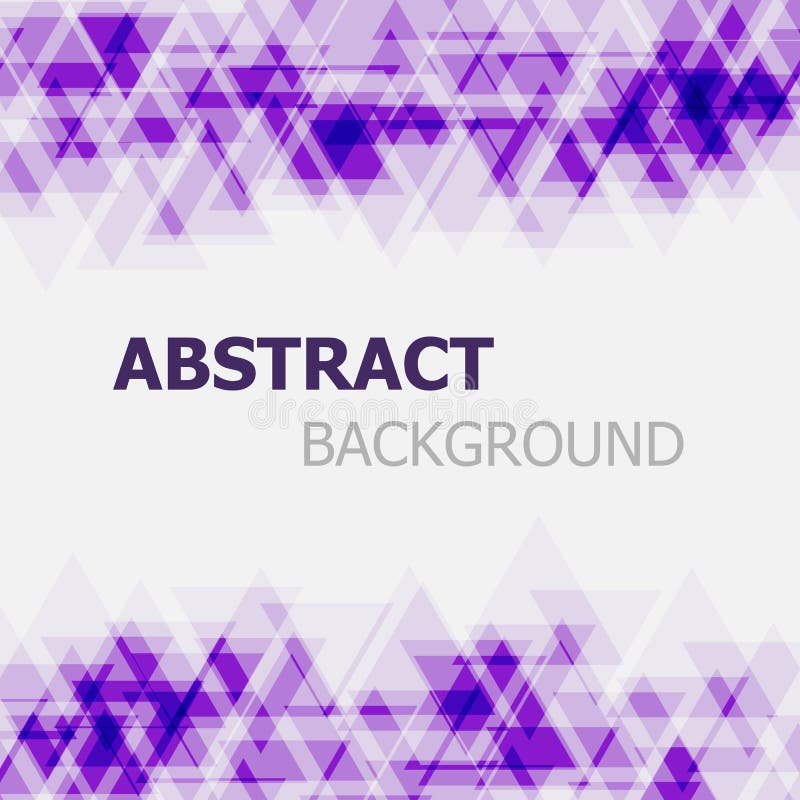Abstract Purple Triangle Overlapping Background Stock Vector ...
