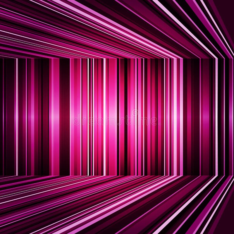 Purple Warped Background with Waves and Deformations. 3d Render Stock ...