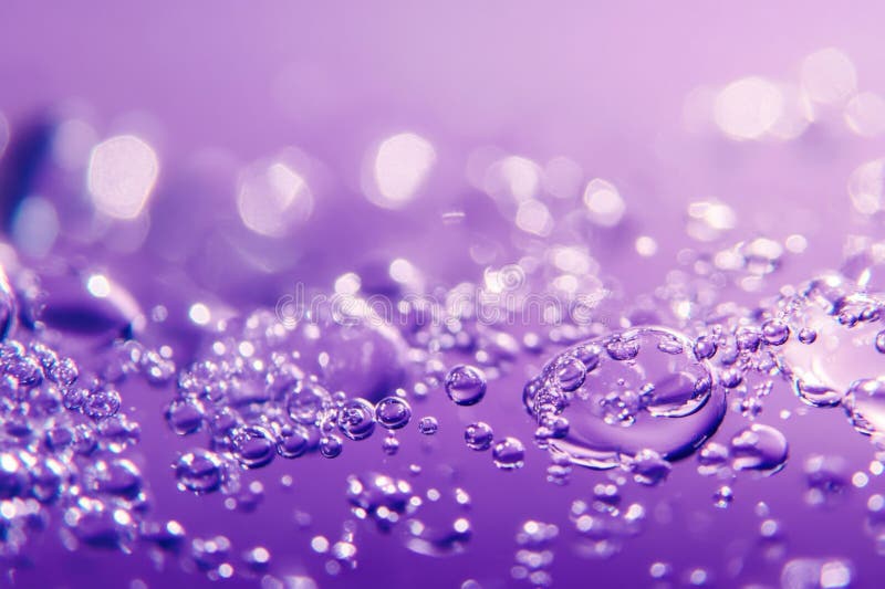 Abstract Purple with Water Bubble Pantone 2025 Stock Illustration ...