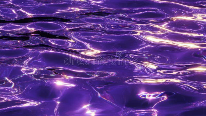 Abstract Purple Water Texture with Glitched Effect Stock Illustration ...