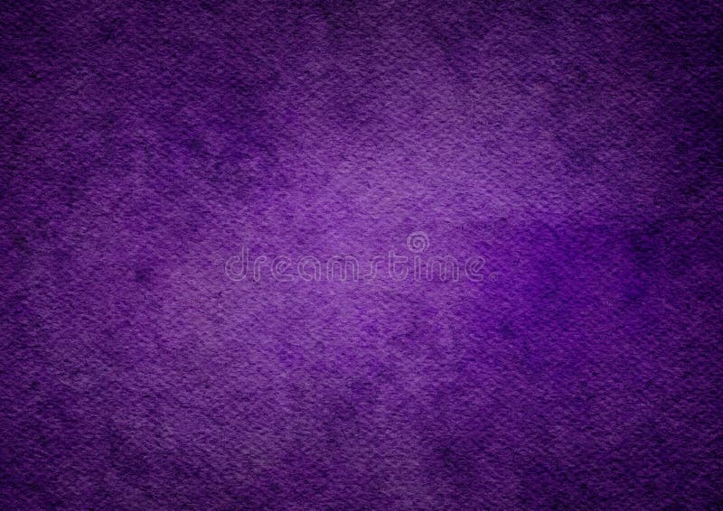 Purple Watercolor Background with Paper Texture, Vintage Watercolor ...
