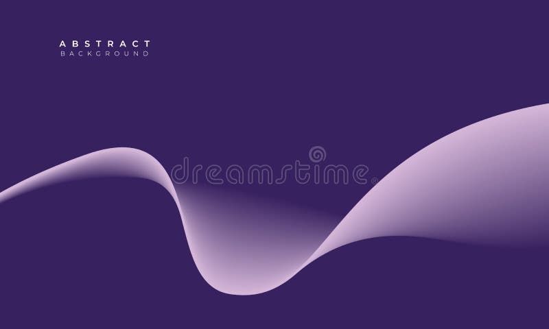 Abstract Purple Wave Background Stock Vector - Illustration of white ...