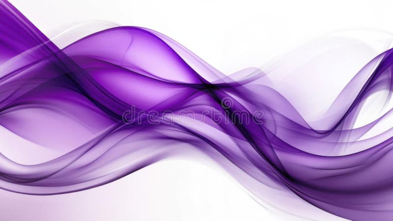 Abstract Purple Wave Background, a Swirling Symphony of Color and ...