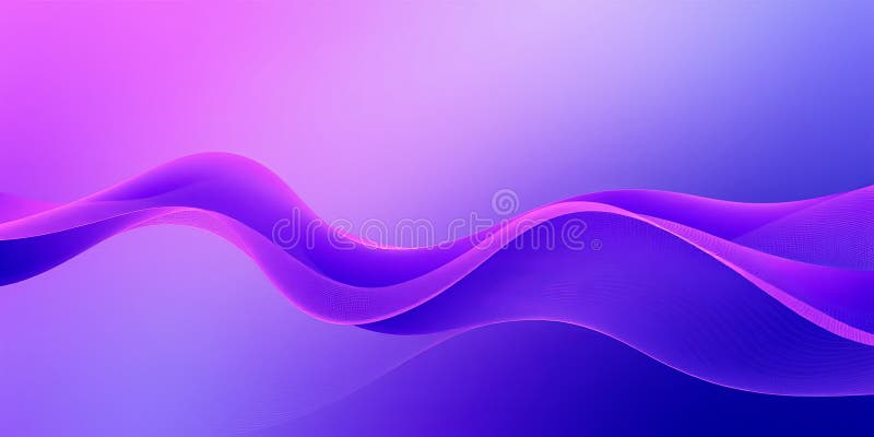 Abstract Purple Wave Design Stock Illustration - Illustration of dark ...