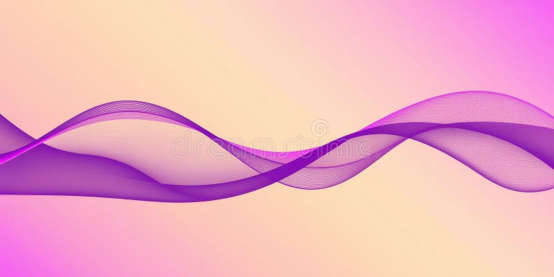 Abstract Purple Wave Design Stock Illustration - Illustration of ...