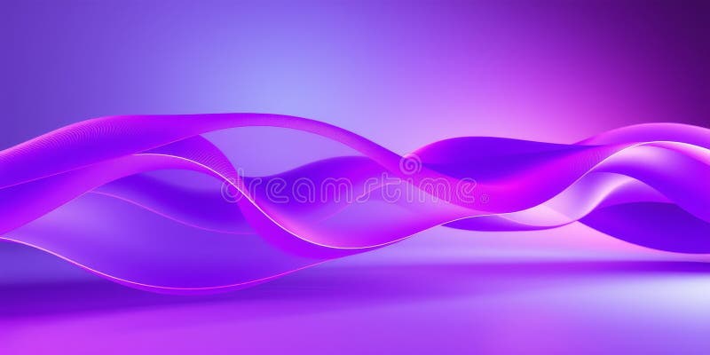 Abstract Purple Wave Design Stock Illustration - Illustration of ...