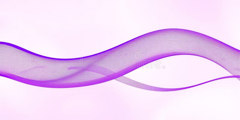 Abstract Purple Wave Design Stock Illustration - Illustration of wave ...