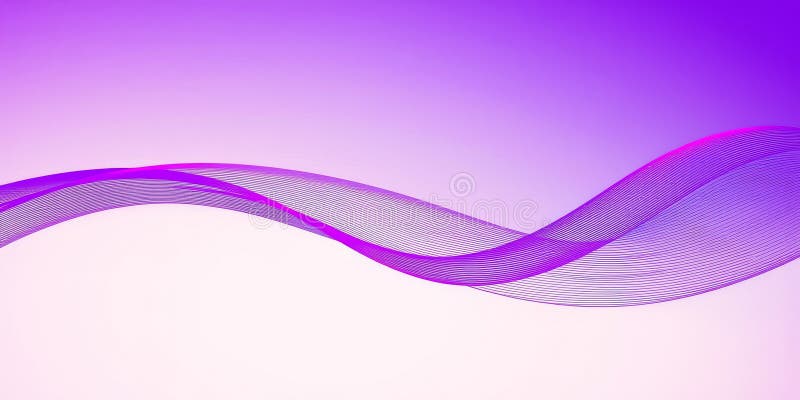 Abstract Purple Wave Design Stock Illustration - Illustration of ...