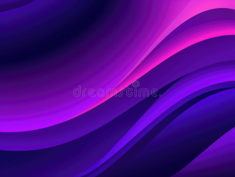 Abstract Purple Waves Background. Generative AI Stock Image - Image of ...