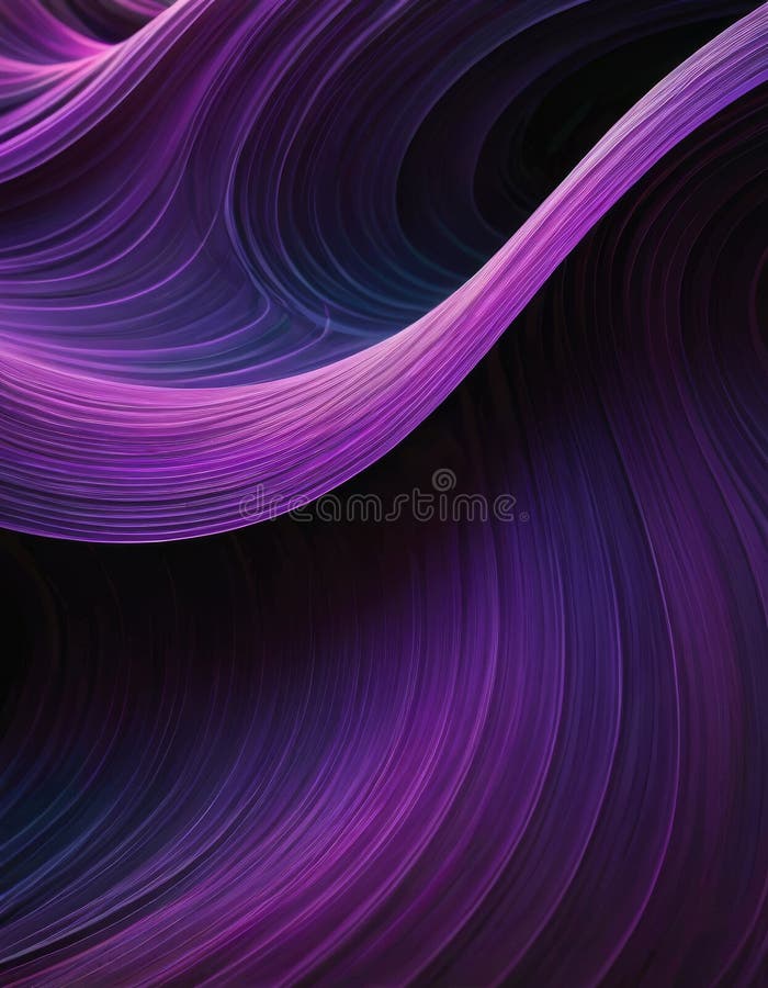 Abstract Purple Waves Texture Stock Image - Image of dynamic, design ...