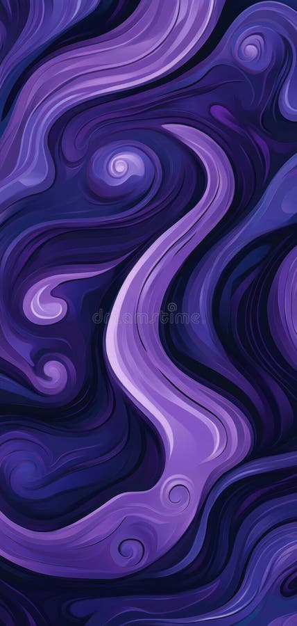 Abstract Purple Waves Texture Designed for a Modern Vertical IPhone ...