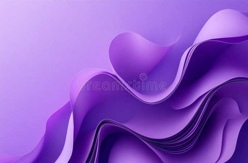 Abstract Purple Wavy Background with Smooth Lines and Modern Design ...