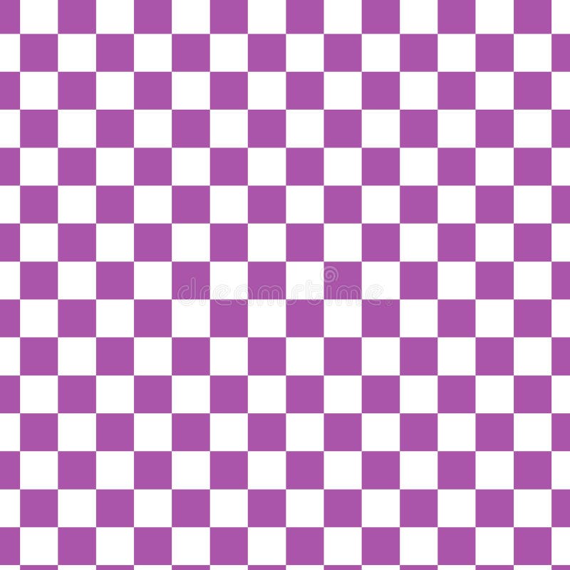 Abstract Purple and White Chess Board Background.Color Squares in a ...