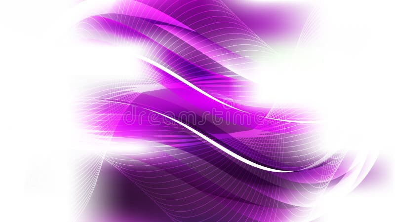 Abstract Purple and White Flow Curves Background Stock Vector ...