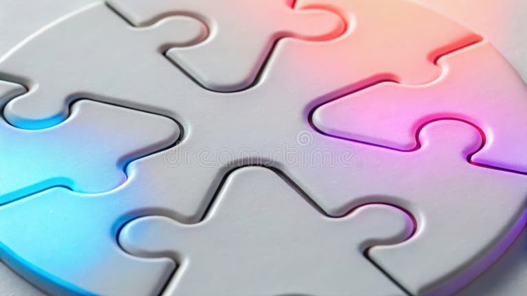 Abstract Puzzle Piece Representing the Concept of Problem Solving and ...