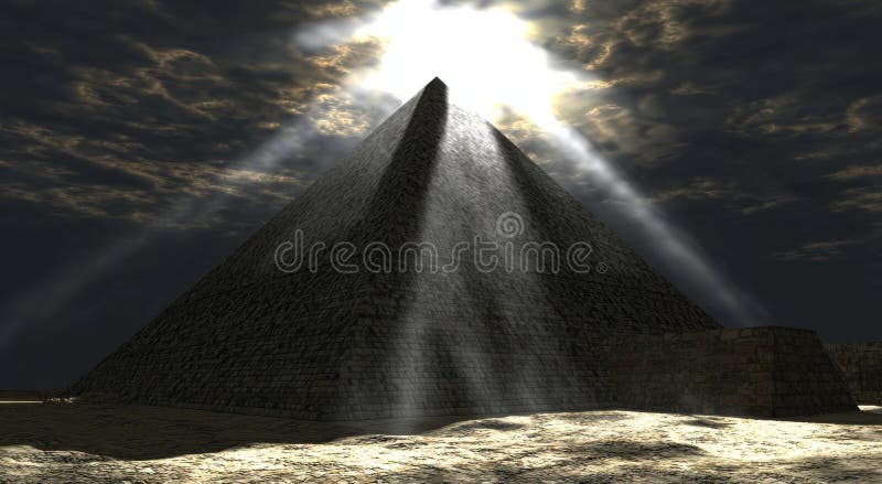 An Abstract Pyramid Background, Pyramids at Sunset, and a Pyramid of ...