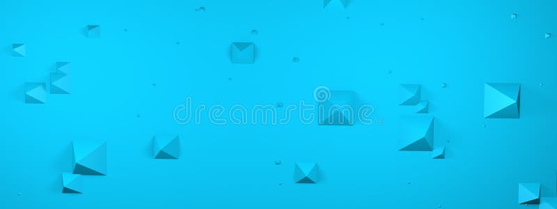 Abstract Pyramid Geometric Concept Background. 3D Render. Stock ...