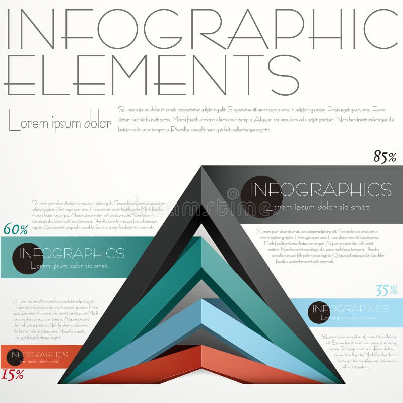 Abstract 3d Pyramid Infographics Stock Vector - Illustration of data ...
