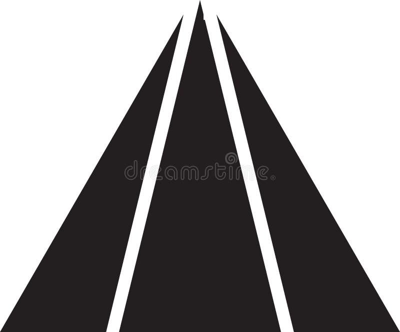 Abstract Pyramid Triangle Logo Illustration in Trendy and Minimal Style ...
