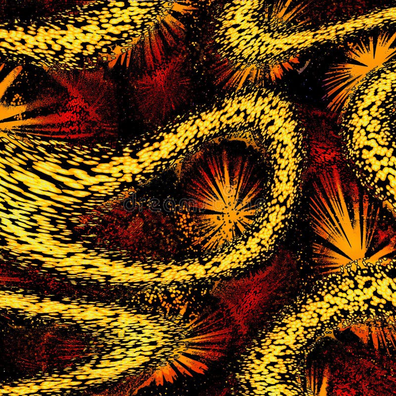 Abstract pyrotechnics stock illustration. Illustration of celebrate ...