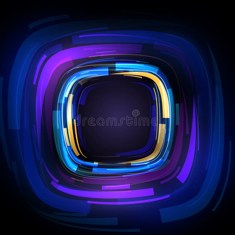 Abstract quad shape stock illustration. Illustration of graphic - 20791382