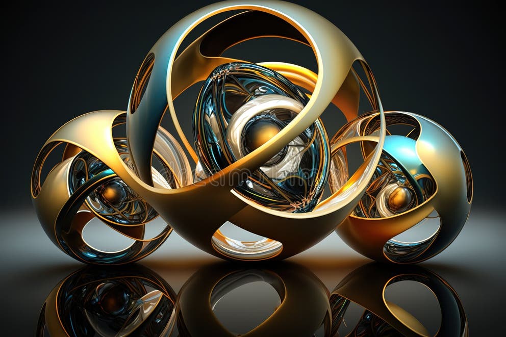 Abstract Quantum Entanglement Concept Stock Illustration - Illustration ...