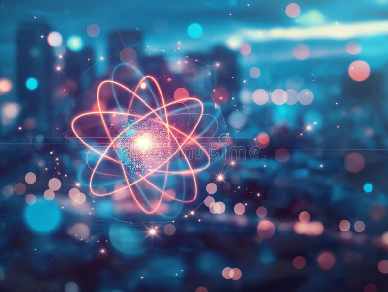 Abstract Quantum Physics Concept Stock Image - Image of physics ...