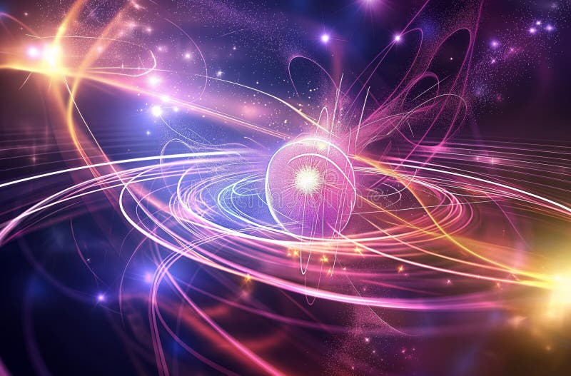 Abstract Quantum Physics Concept Stock Photo - Image of outdoor, liquid ...