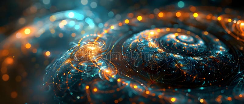 Abstract Quantum Rhythms: AI S Minimalist Melody. Concept Artificial ...