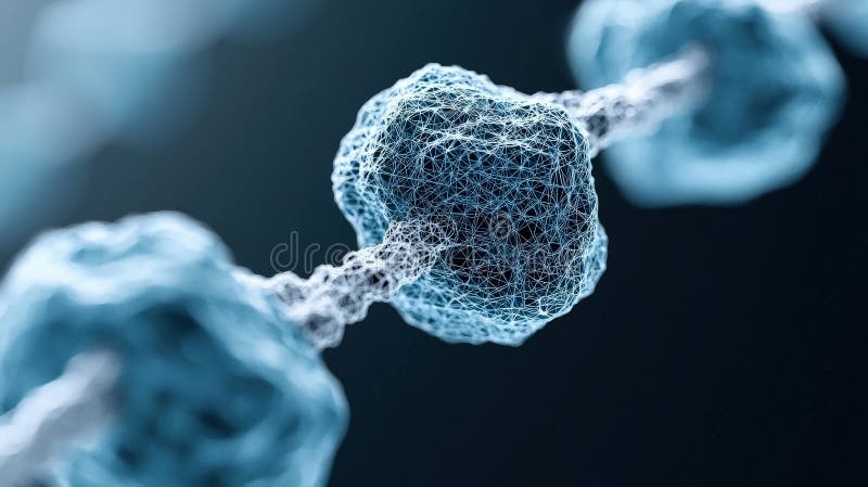 Abstract Quantum Technology Background Futuristic AI DNA Decoding ...