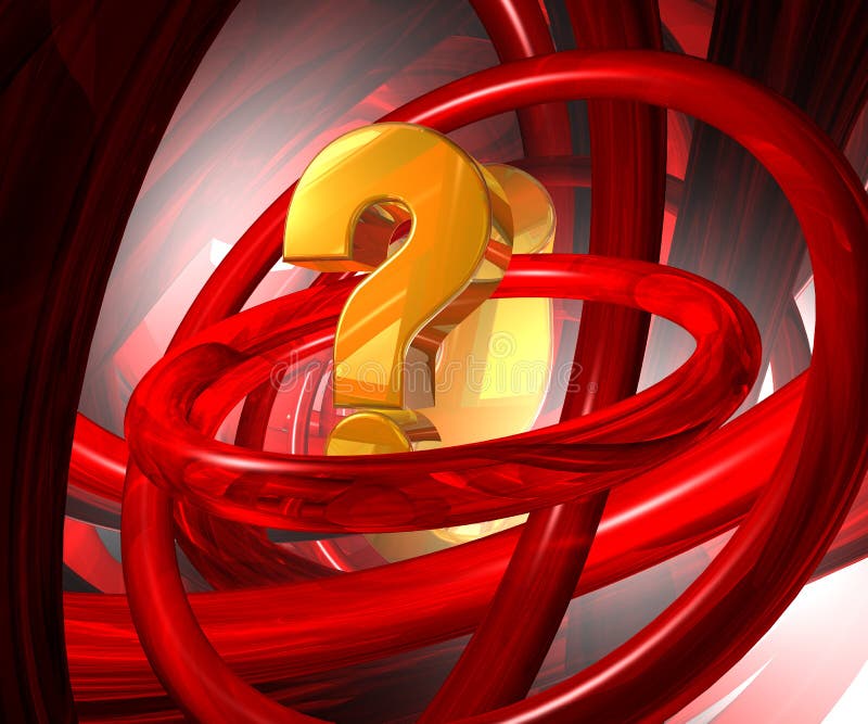 Abstract question stock illustration. Illustration of solution - 29471224