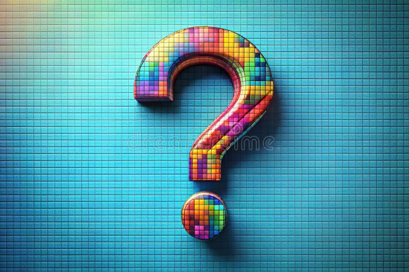 Abstract Question Mark Graphic Design a Modern Symbol Explored through ...