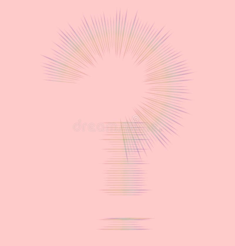 An Abstract Question Mark Symbol. an Image of a Question Mark ...