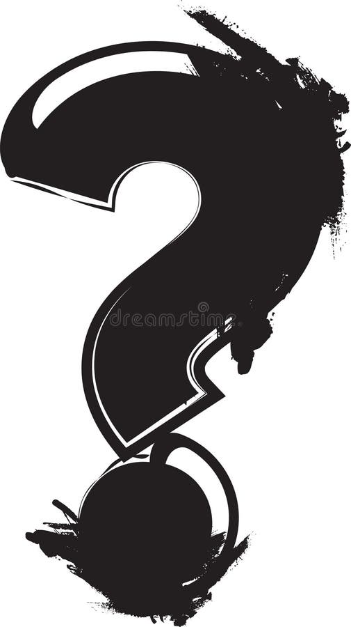 Abstract Question Mark Symbol Stock Vector - Illustration of abstract ...