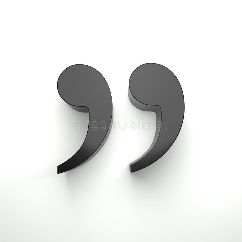 Abstract quotation marks stock illustration. Illustration of gray ...