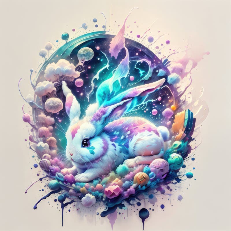 Abstract Rabbit Stock Illustrations – 52,559 Abstract Rabbit Stock ...