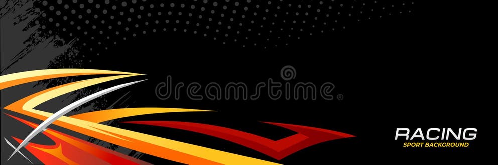 Abstract Race Background Banner Vector Stock Illustration ...