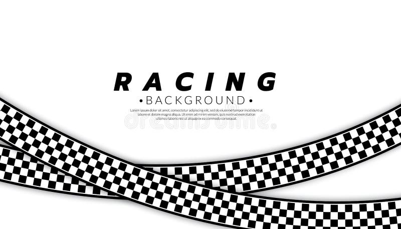 Checkered Flag Border Template