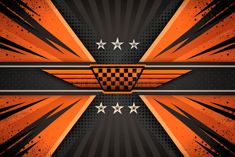 Abstract Racing Background with Checkered Flag and Wings Stock ...