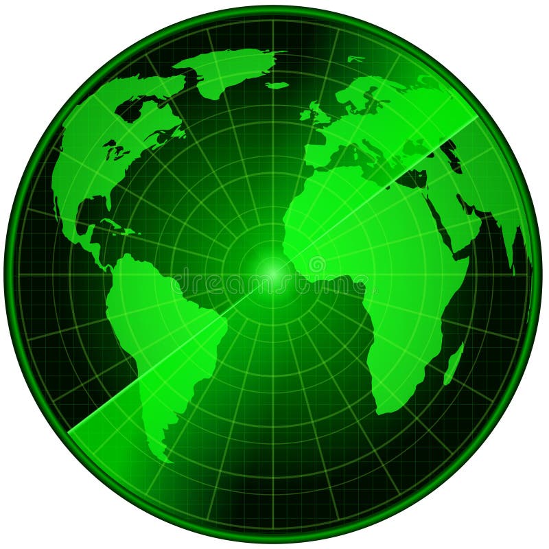 Abstract radar stock vector. Illustration of localization - 37789334