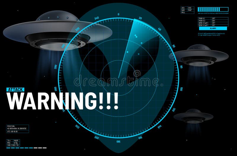 Alien attack stock illustration. Illustration of alien - 18016886