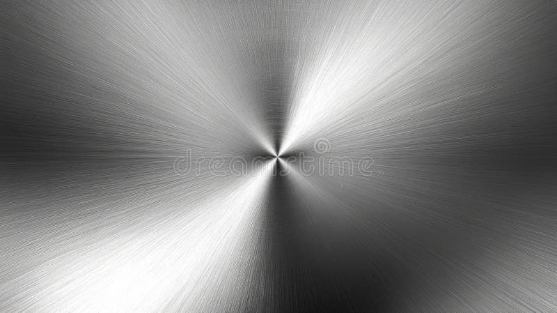 Abstract Radial Brushed Metal Texture Background Stock Illustration ...