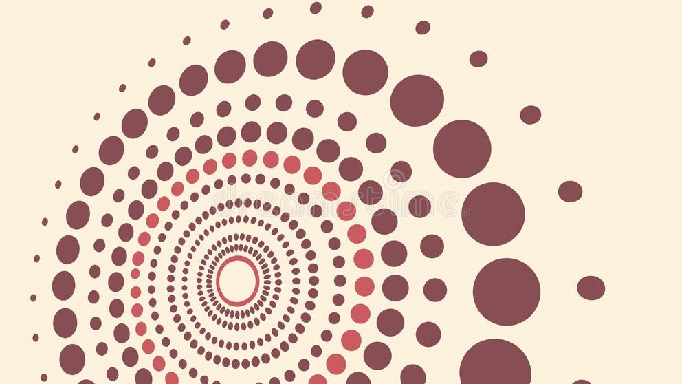 Abstract Radial Dot Gradient, Modern Design, Visual Flow, Vector Design ...
