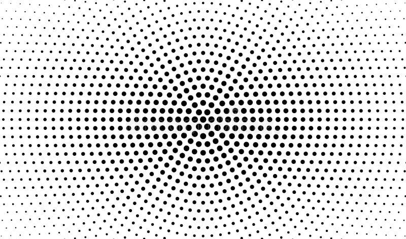 Abstract Radial Gradient in Halftone Style. Retro and Vintage. Hipster ...